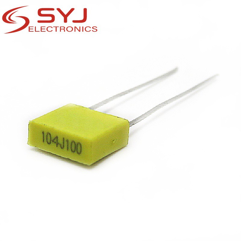 20pcs/lot 100NJ100 Correction Capacitor 100V104J 100NF 0.1UF 100V 104 104J 5mmPolypropylene ...