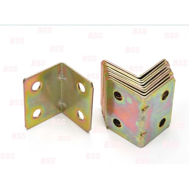 L Bracket 18mmx18mmx24mm Zinc Plating Iron corner Bracket Connection ...
