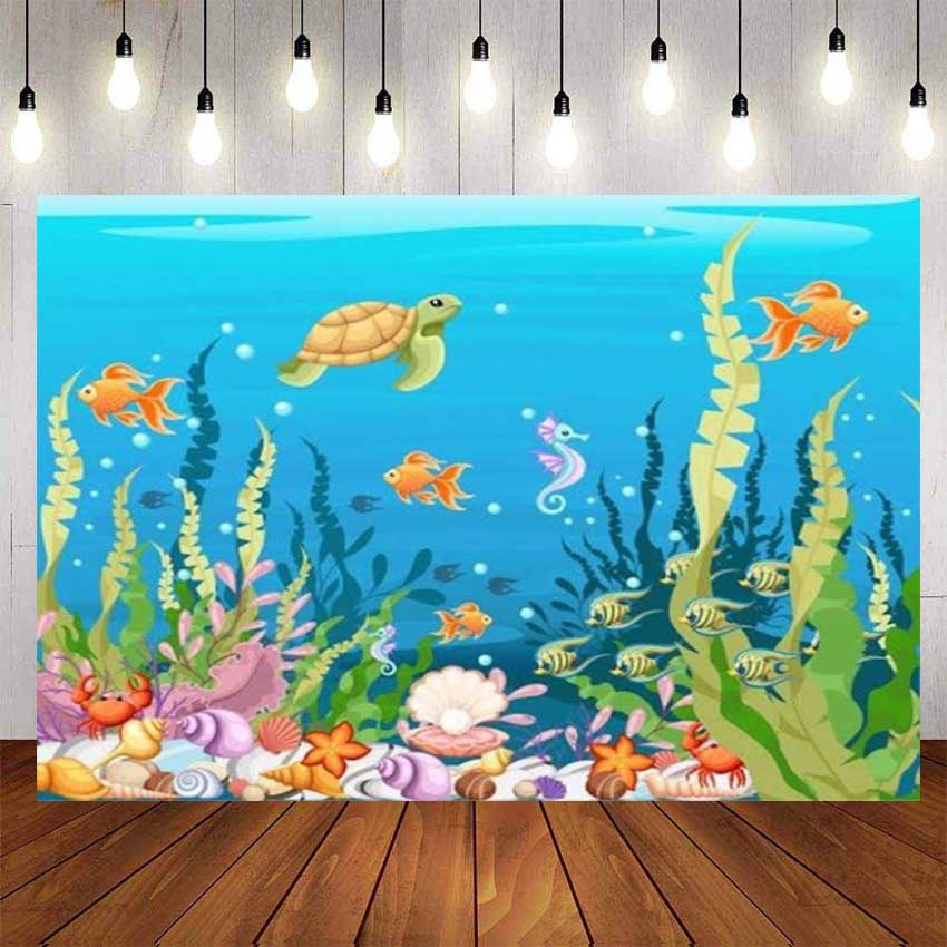 8 options Under the Sea Backdrops For Girls Boys Birthday Party ...
