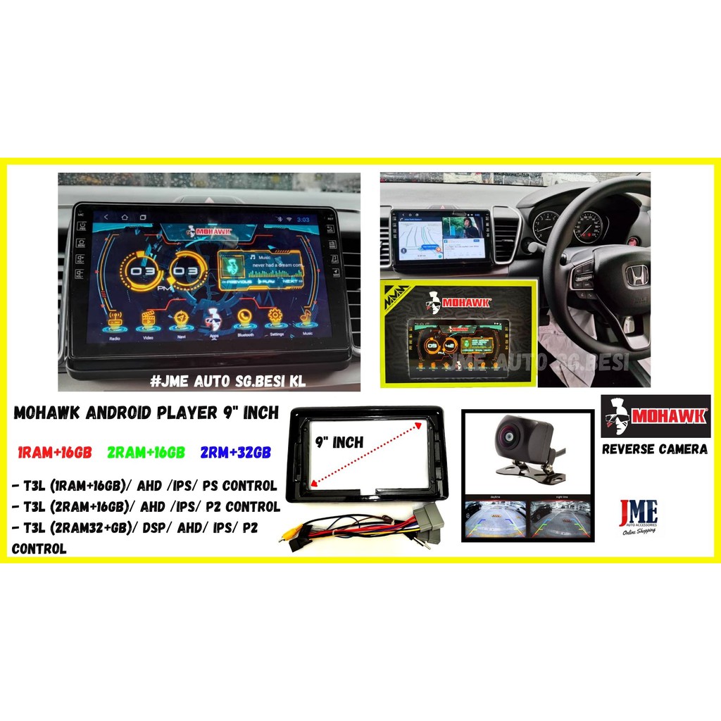 [INSTALLATION] MOHAWK (2RAM+32GB) CAR ANDROID PLAYER 9"/10" INCH ...