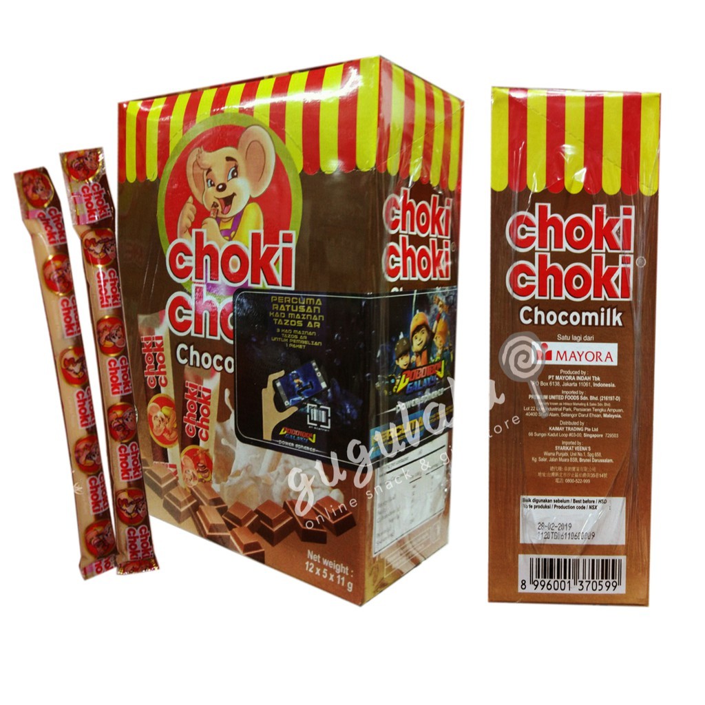 Choki Choki Chocomilk 60's x 9g | Shopee Malaysia
