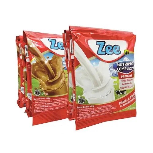 Zee Milk Powder Chocolate And Vanilla Sachets (10pcs x 40gr) | Shopee ...