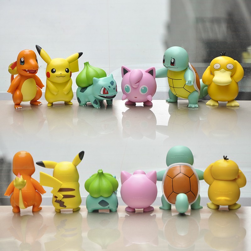 Pokemon GO Character Pikachu Charmander Squirtle Bulbasaur Psyduck ...