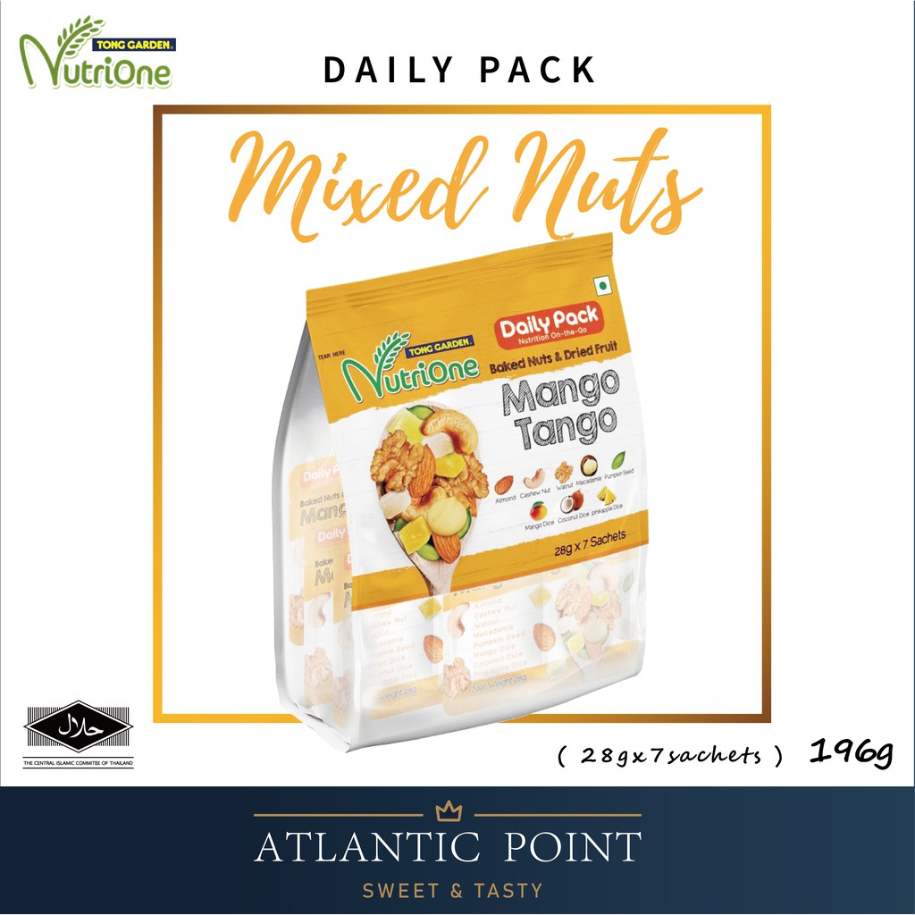 Tong Garden Nutrione MANGO TANGO Daily Pack Mixed Nuts 28g x 7sachets ...
