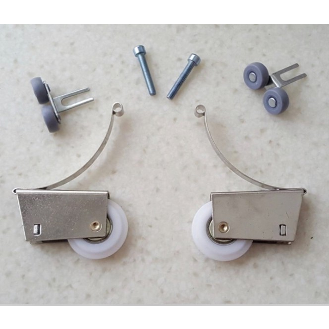 Aluminium sliding cabinet door anti-jump roller / Roda pintu almari ...