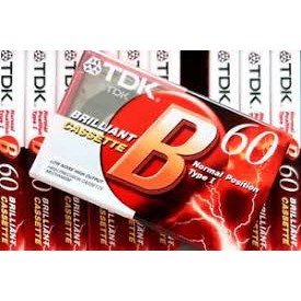 TDK BRILLIANT CASSETTE 60 MIN ** 1 SET 5 PACK ** | Shopee Malaysia