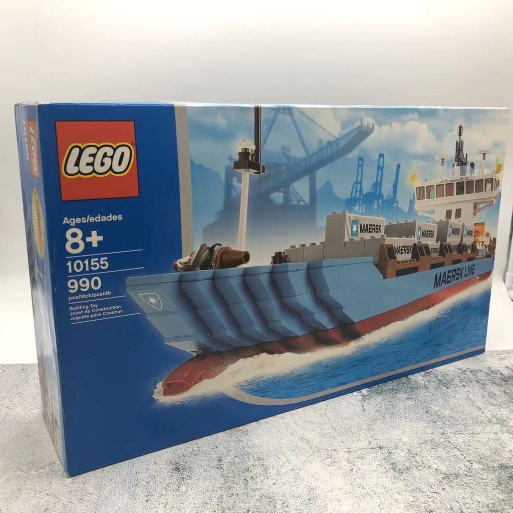 [MrBrickHunt]Lego 10155 Maresk Line Container Ship Sculptures ...