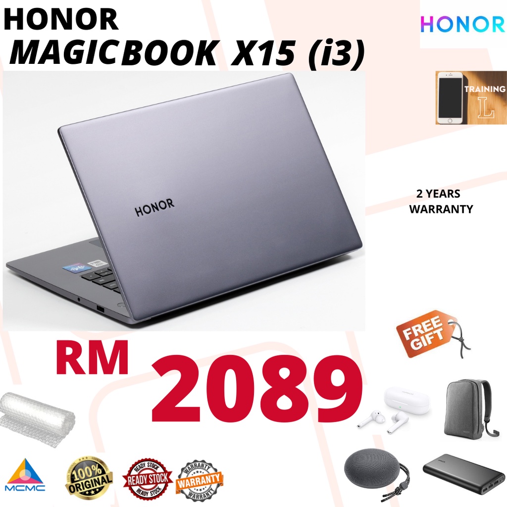 Honor Magicbook X15 i5 (8gb/512gb) / Honor MagicBook X15 i3 (8GB+256GB ...
