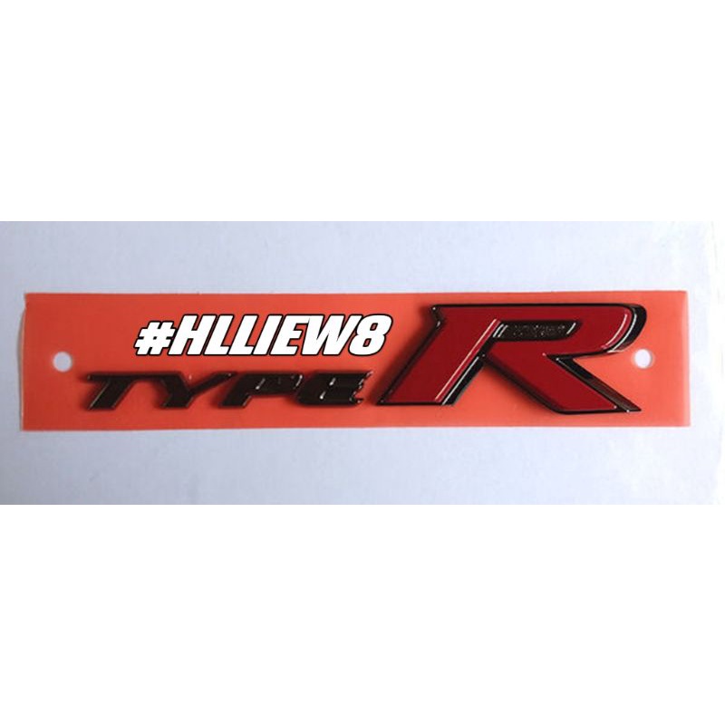 [ hlliew8 ] Honda Civic '2018 FK FK8 Type-R ( TYPE R ) Emblem ( For ...