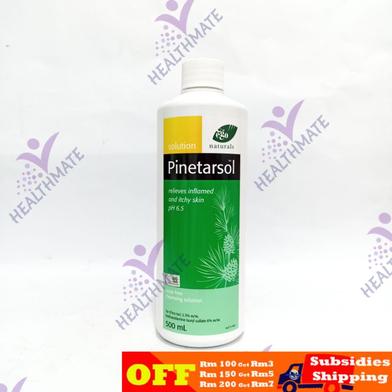 EGO Pinetarsol Solution (500ML) - Relieves Inflamed And Itchy Skin PH6 ...
