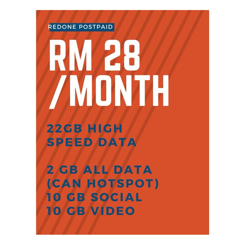 redONE amazing package (pakai 1 year FREE smartphone) | Shopee Malaysia