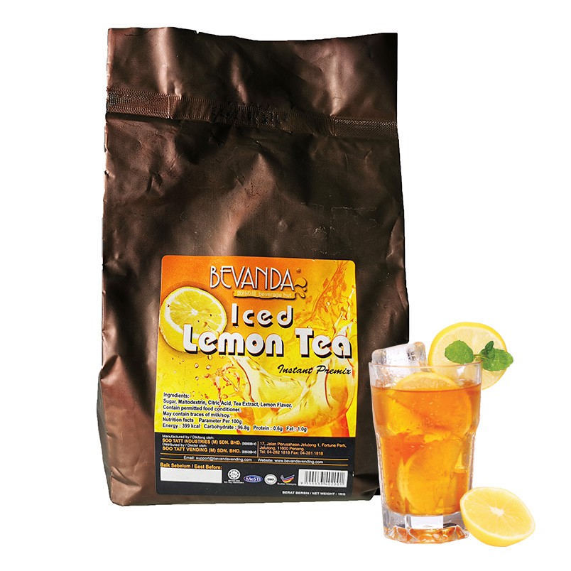 Bevanda Lemon Tea Powder Instant Premix 1kg 柠檬茶 [Halal] | Shopee Malaysia