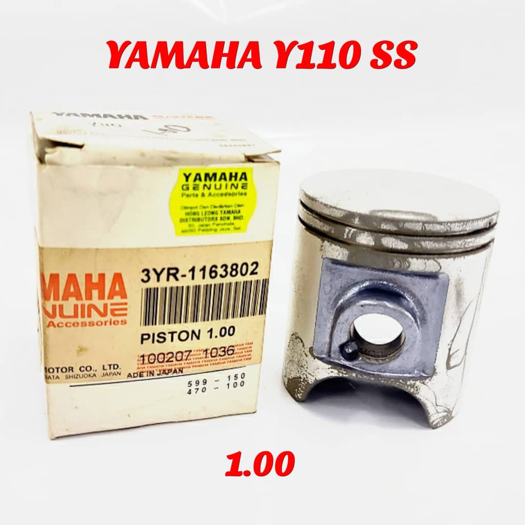 100% ORIGINAL JAPAN YAMAHA Y110SS Y110 SS PISTON 1.00 SIZE | Shopee ...