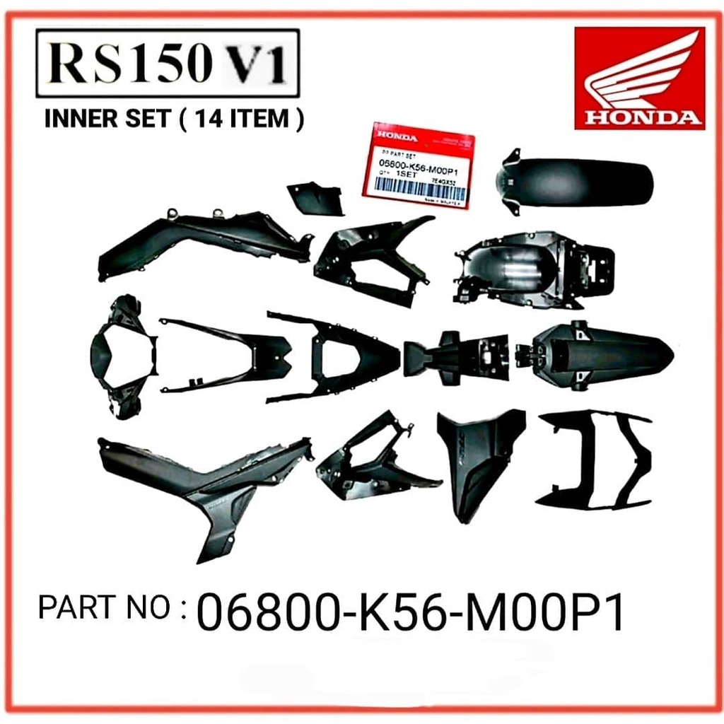 INNER SET FOR RS150 V1 (06800-K56-M00P1) | Shopee Malaysia