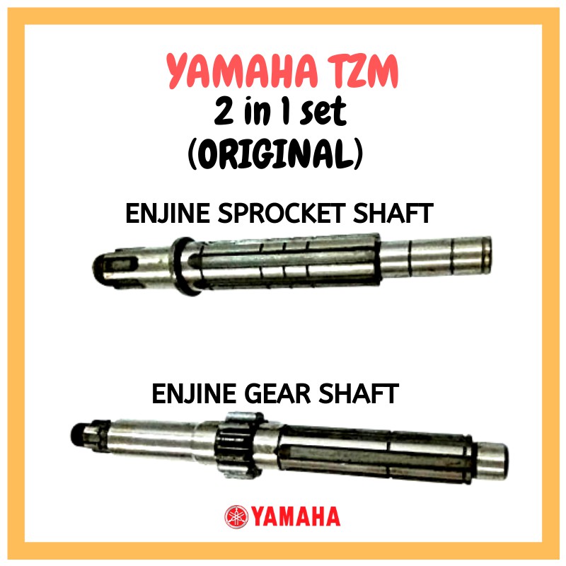 Yamaha TZM Enjine Sprocket Spocket Spoket Shaft Enjine Pedal Gear Box ...