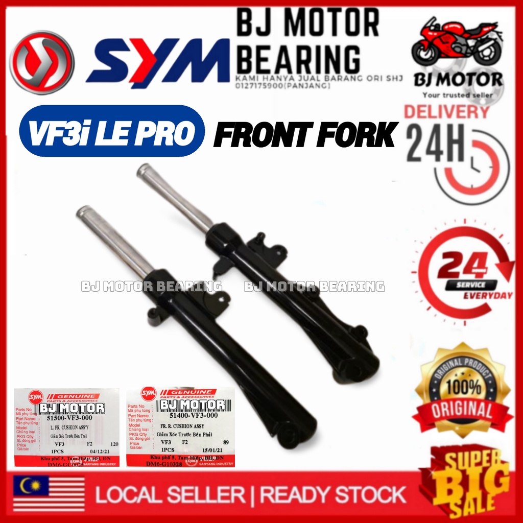 VF3 VF3i LE PRO NO ABS FRONT FORK KIRI KANAN 100% ORIGINAL SYM VF3 ABS ...