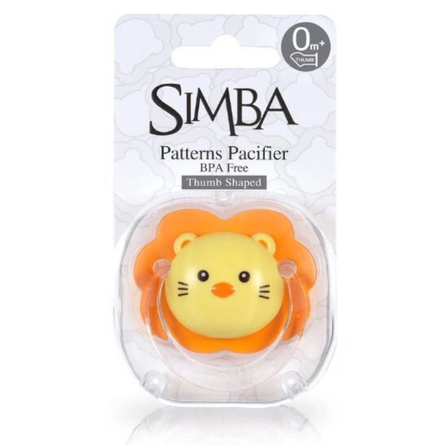 Simba Thumb Shaped Pacifier ( 0m+ / 6m+ ) | Shopee Malaysia
