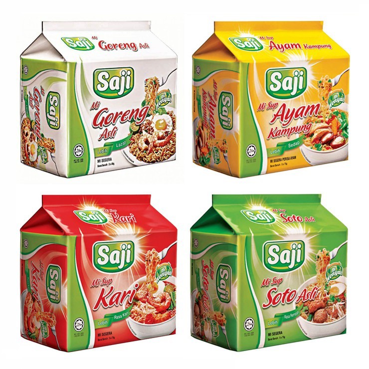 SAJI Mee Segera FGV- Ayam Kampung, Kari, Soto Asli, Mi Goreng Asli ...
