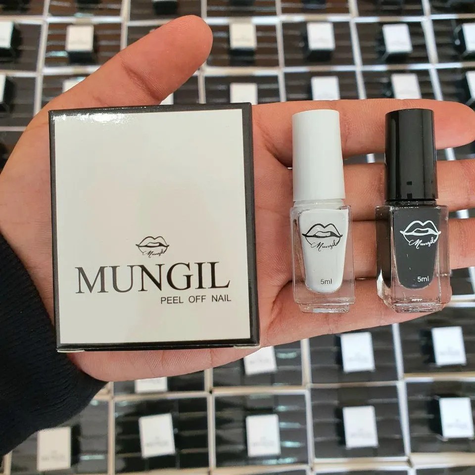 MUNGIL BLACK&WHITE NAIL POLISH | Shopee Malaysia