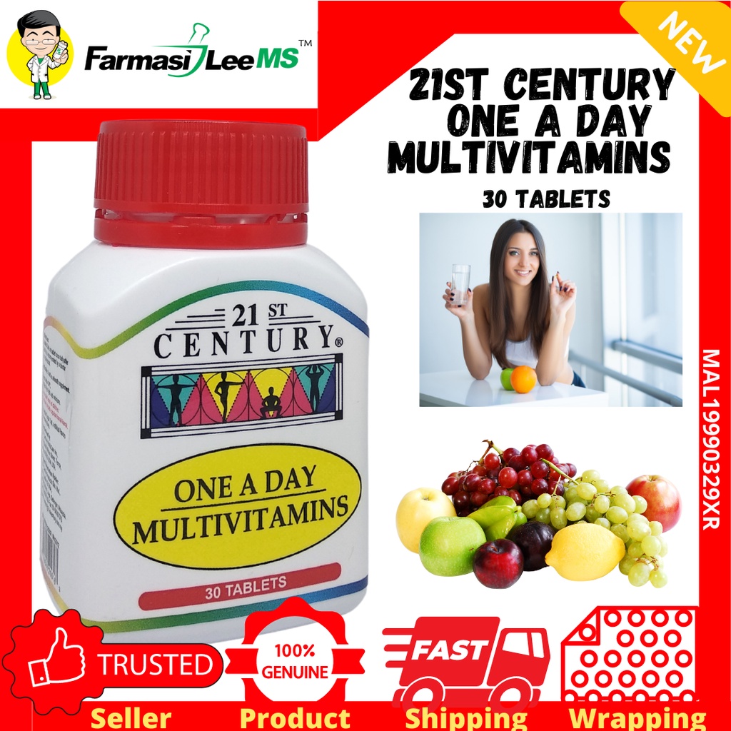 21ST CENTURY ONE A DAY MULTIVITAMINS 30s (Exp 12/2026) | Shopee Malaysia