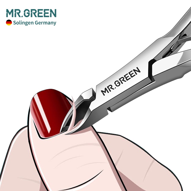 MR.GREEN Cuticle Nippers Stainless Steel Nail Dead Skin Remover Cuticle ...