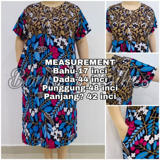 B Baju Tidur Batik Bobok/ Batik Nighty Gown | Shopee Malaysia