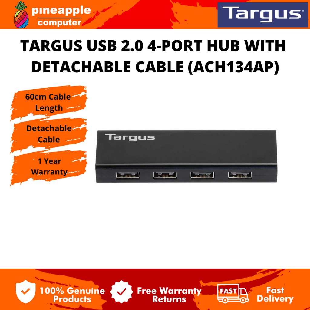 USB 3.0/ USB HUB/ Targus Hub USB 3.0 4-Port TG-ACH154AP50/ ACH214 ...
