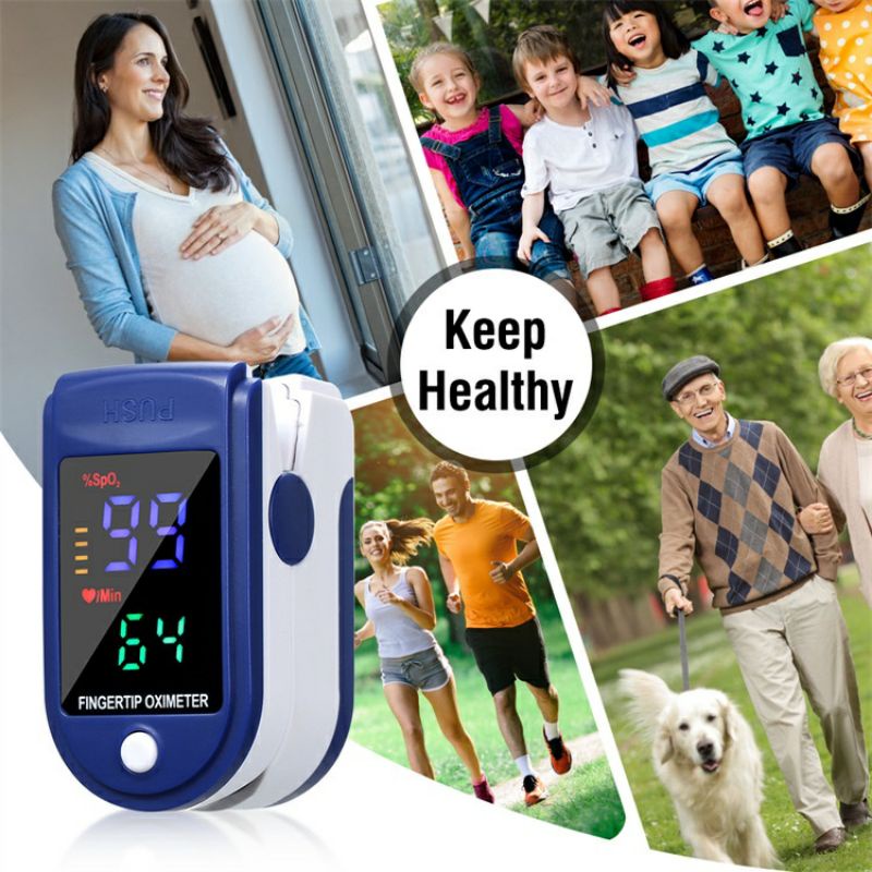 Medical Fingertip Pulse Oximeter Pulso Oximetro Home family Pulse ...