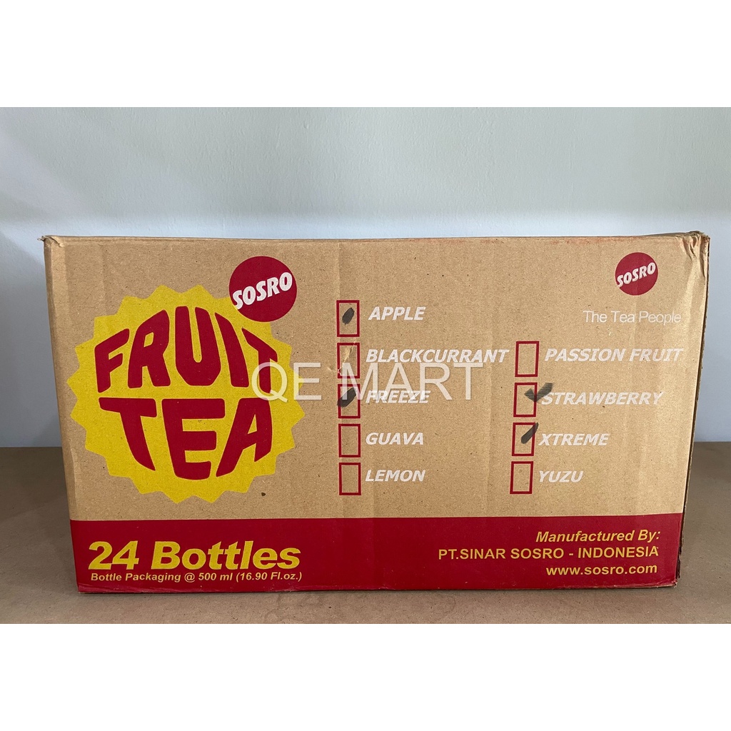 Fruit Tea Sosro - 1 carton = 24 bottles | Shopee Malaysia