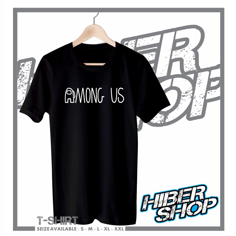 Kaos BAJU AMONG US LOGO KAOS GAME GAMER GAMING COTTON COMBED 30S ...