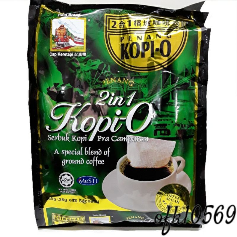 Cap Keretapi Penang 2IN1 Kopi-O 槟城火车标2合1咖啡乌 28Gx18's | Shopee Malaysia