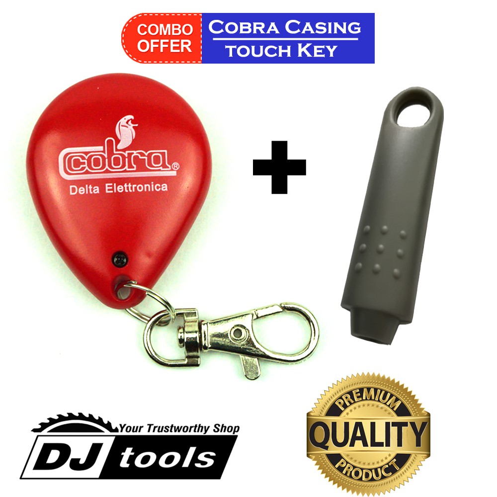 Cobra Alarm Remote Key Case and Touch Key Case Toyota (Glossy Red ...