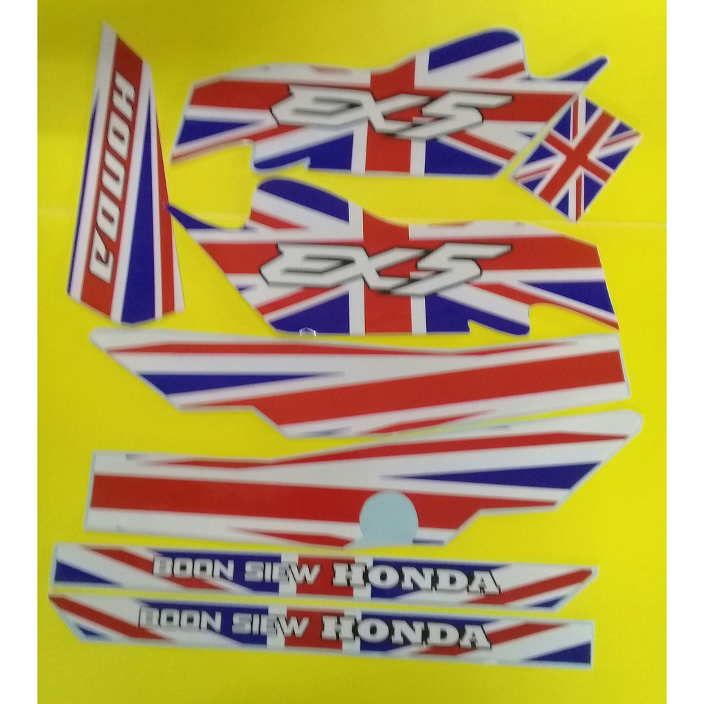 20230623-327a Body Sticker / Stripe / STIKER STICKER HONDA EX5 C100 ...