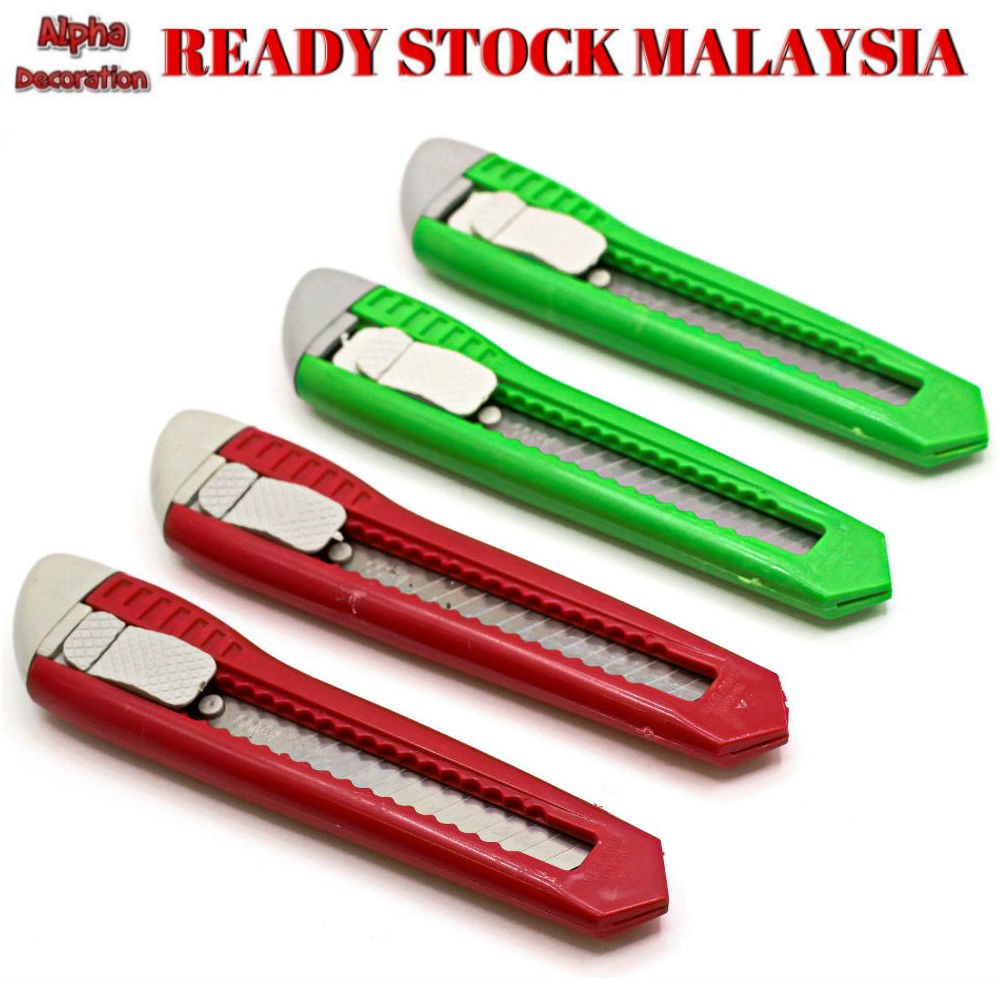 💥READY STOCK💥4 Pcs Sharp Utility Knife Paper Knife Hand Cutter ...