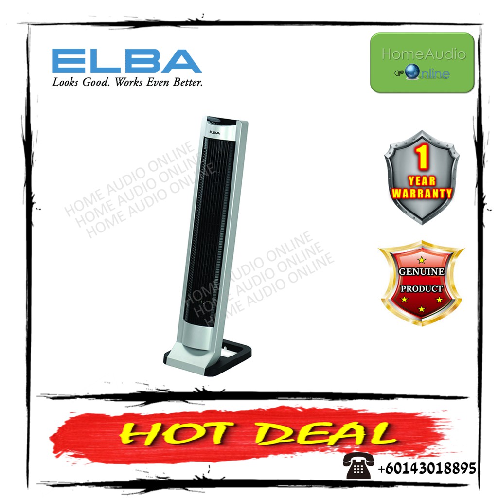 Elba Tower Fan ETWF-A3540RC(SV) | Shopee Malaysia