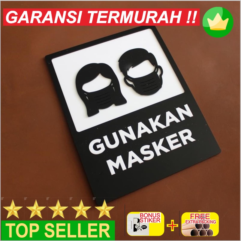 Use Acrylic Sign Masks | 20 x 25 cm | Cool Acrylic Sign Board | Shopee ...