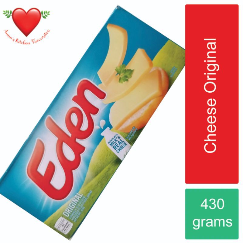 EDEN CHEESE Original Processed Filled Cheese Spread (HALAL) | Shopee ...