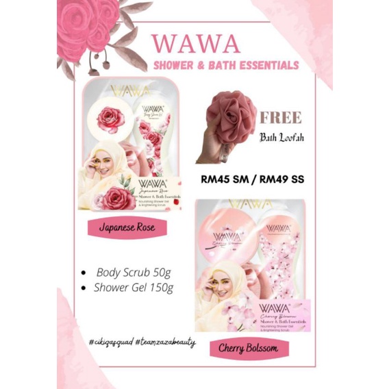 wawa whitening shower bath(kulit putih lembut) | Shopee Malaysia
