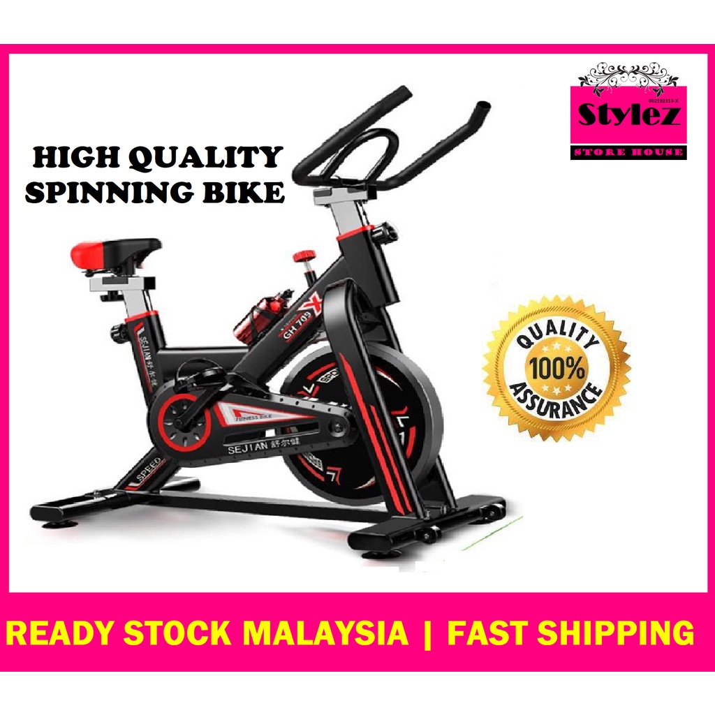Spinning Bike Professional Fitness Exercise Bike ( with Heart Rate ...