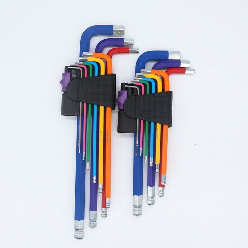 Color Coded Ball-End Hex Allen Key L Torx Security Wrench Set Torque ...