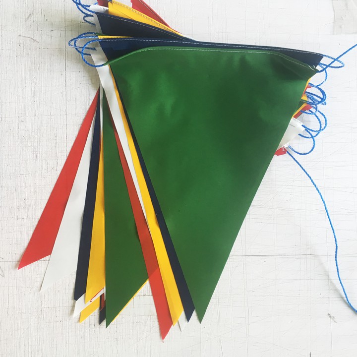 Multicolor Flagline 40feet. Triangle flag. Segitiga warna warni | Shopee Malaysia