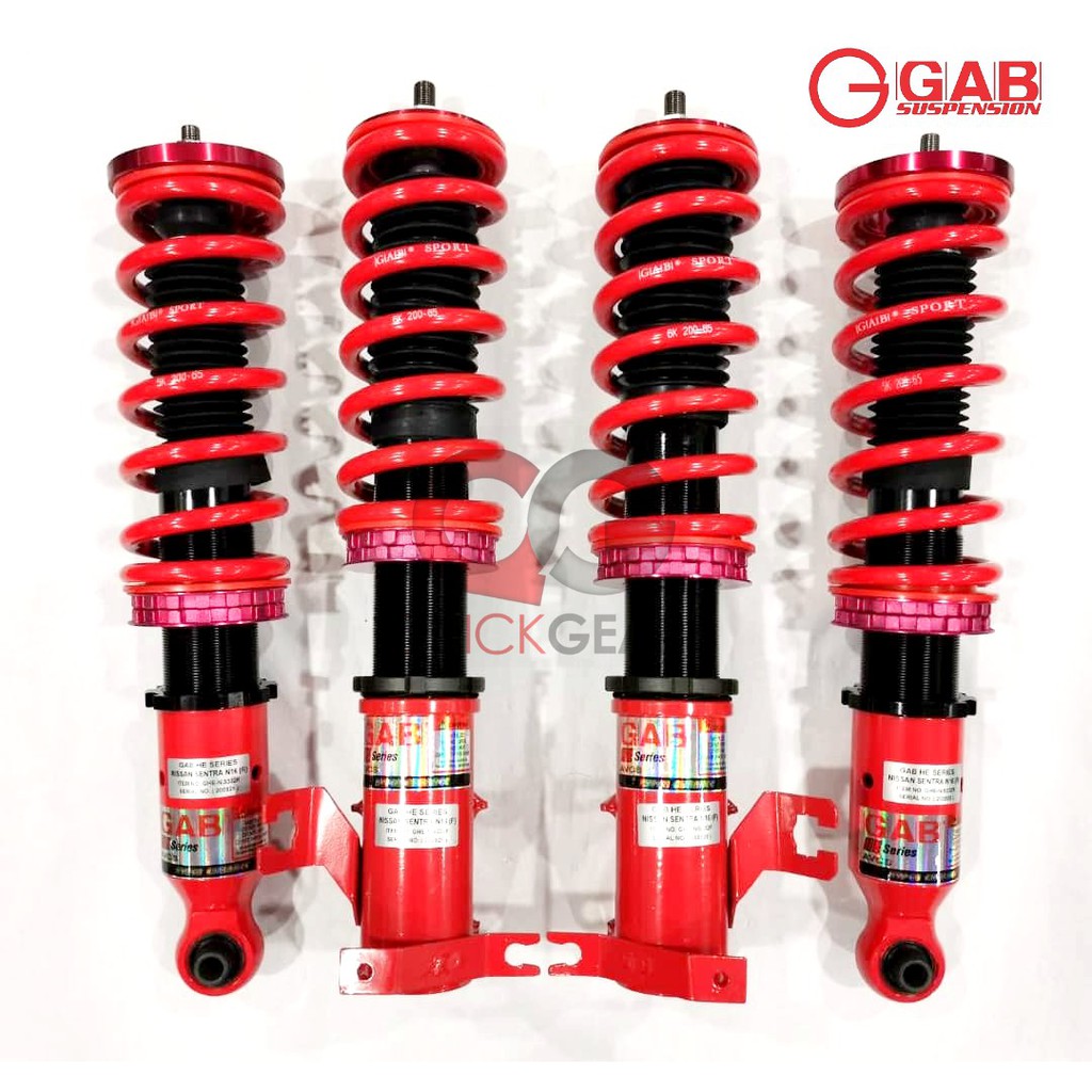 Nissan Sentra N16 2000-2006 - GAB HE Series Adjustable Suspension ...