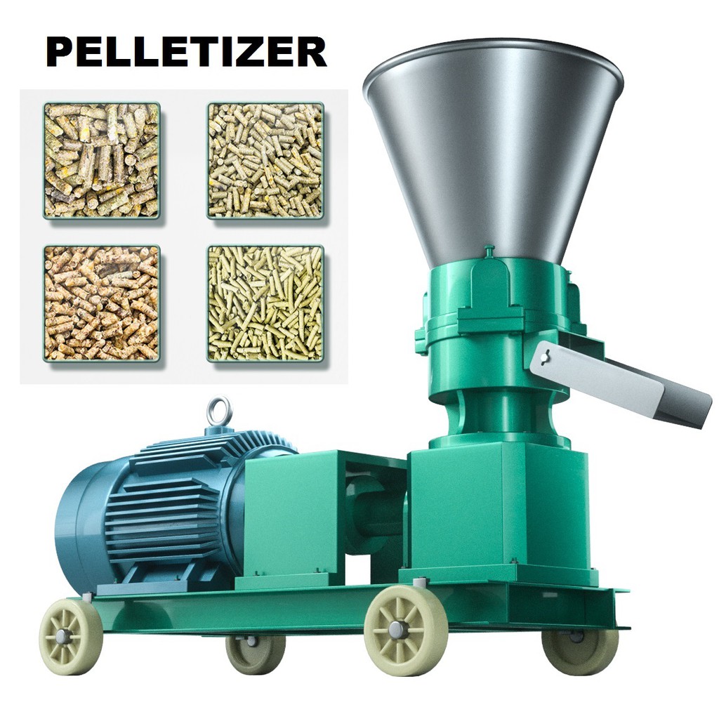 🐓🦆🐂 Mesin Dedak Pelet Farm Pelletizer Machine Makanan Haiwan Peliharaan ...