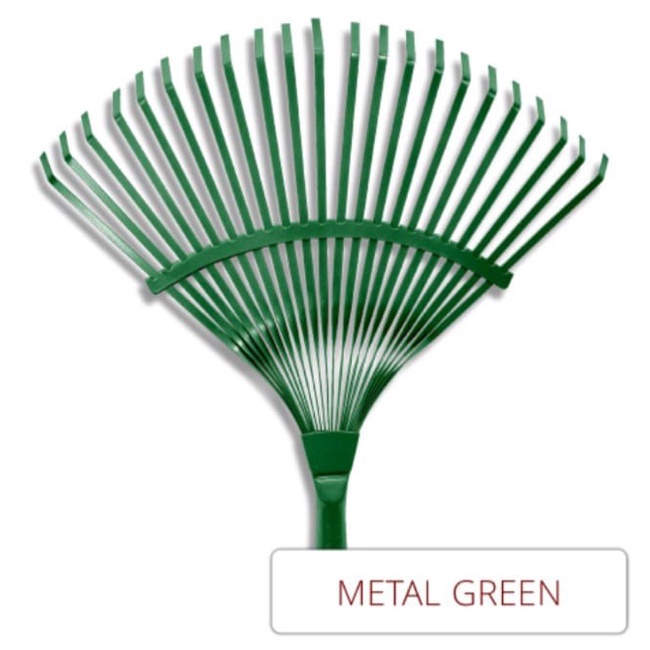 Garden Rake Head Only Steel Metal Besi & PVC Light & Heavy Duty Green ...