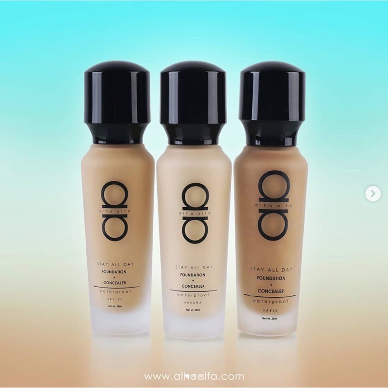 🔥HOT SELLING🔥 FOUNDATION STAY ALL DAY BY ALHA ALFA COSMETICS 🇲🇾 ...