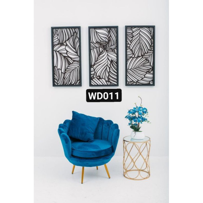 💜3D WALL DECO💜Package includes 3 pcs frame per photo (ALLAH, MUHAMMAD ...