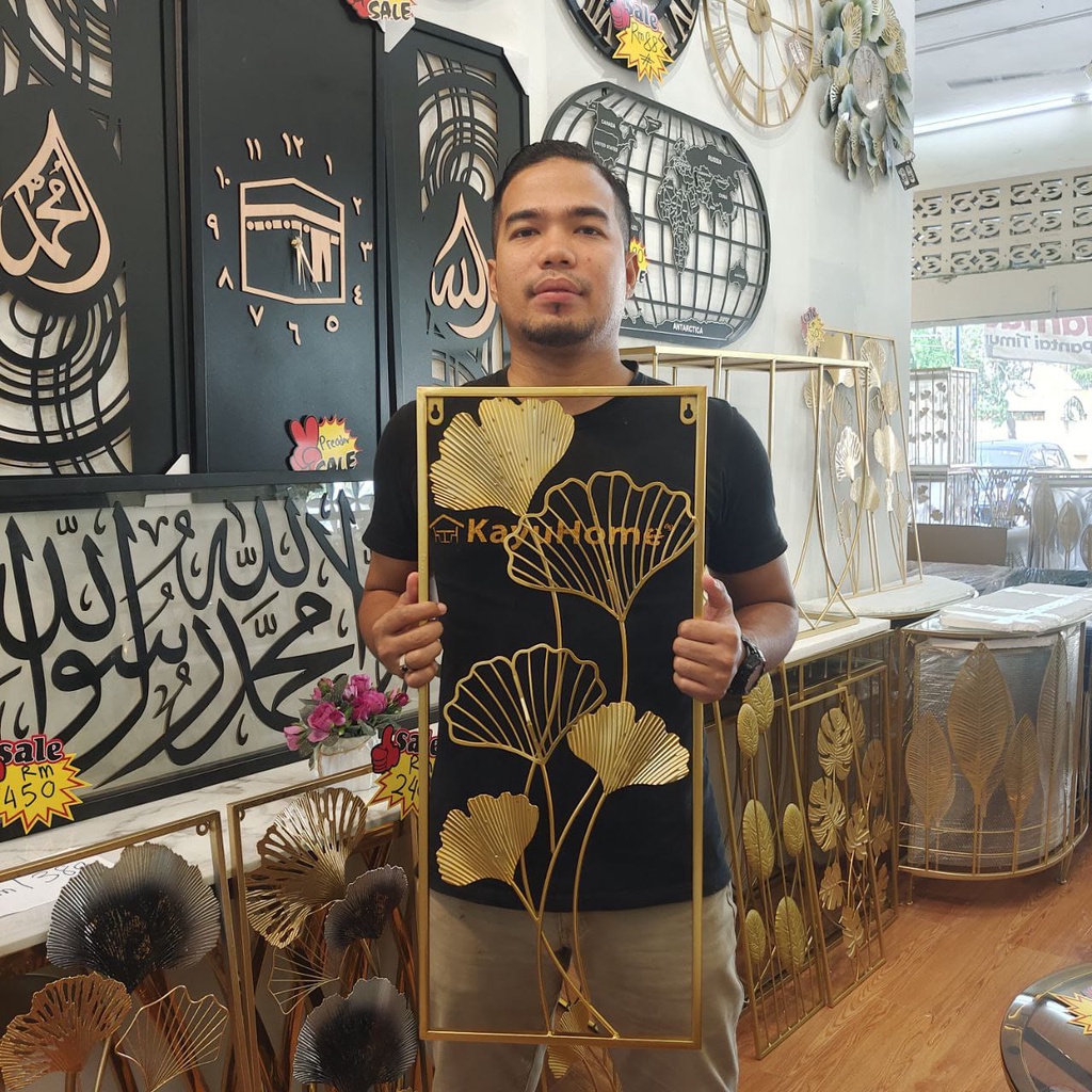 Gold Frame Wall Home Deco Hiasan Dinding Rumah | Shopee Malaysia