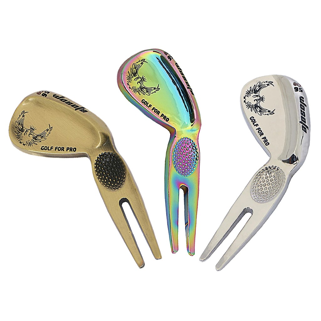 Lightweight Golf Putting Green Repair Tool Divot Fork Pitchfork Lawn ...