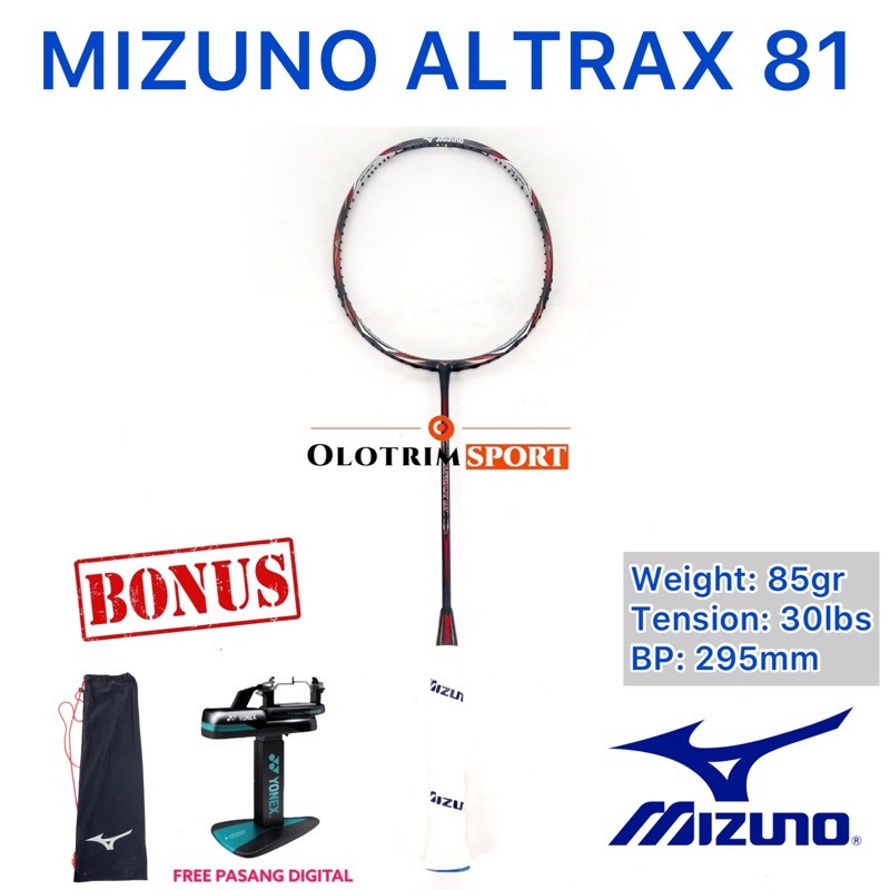 Original MIZUNO ALTRAX 81 Badminton Racket | Shopee Malaysia
