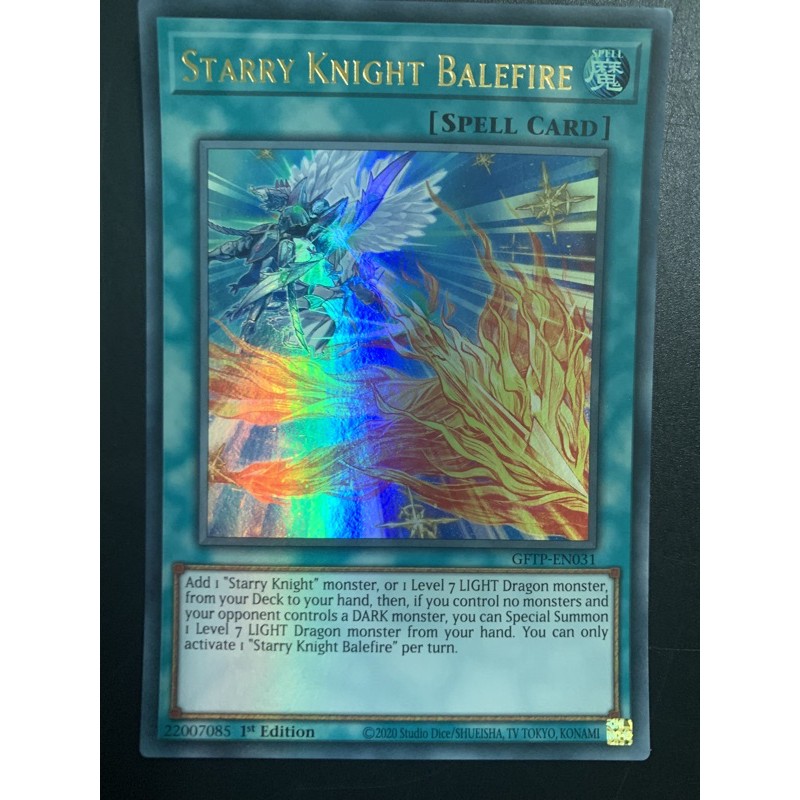 Yugioh card: starry knight balefire | Shopee Malaysia